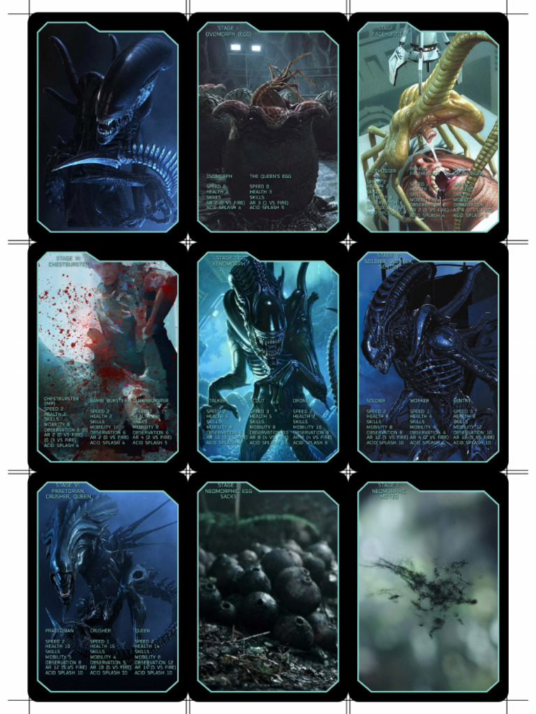 Alien Cards PDF | PDF