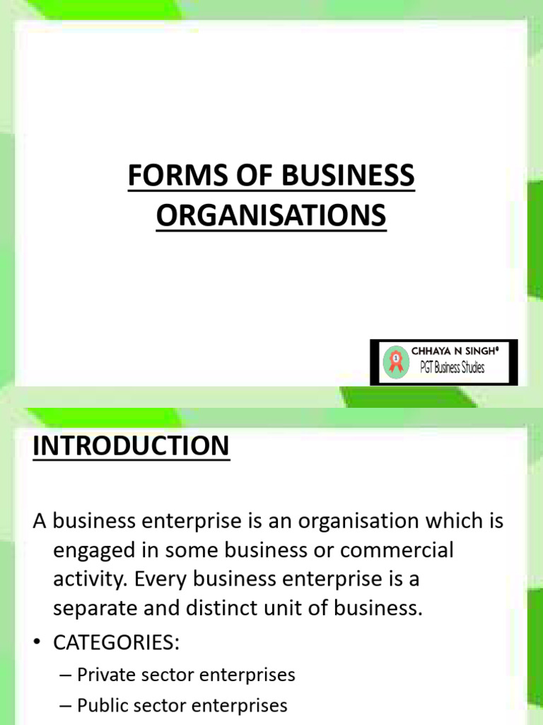 Xi Chapter 2 Lecture (1) | PDF | Partnership | Sole Proprietorship