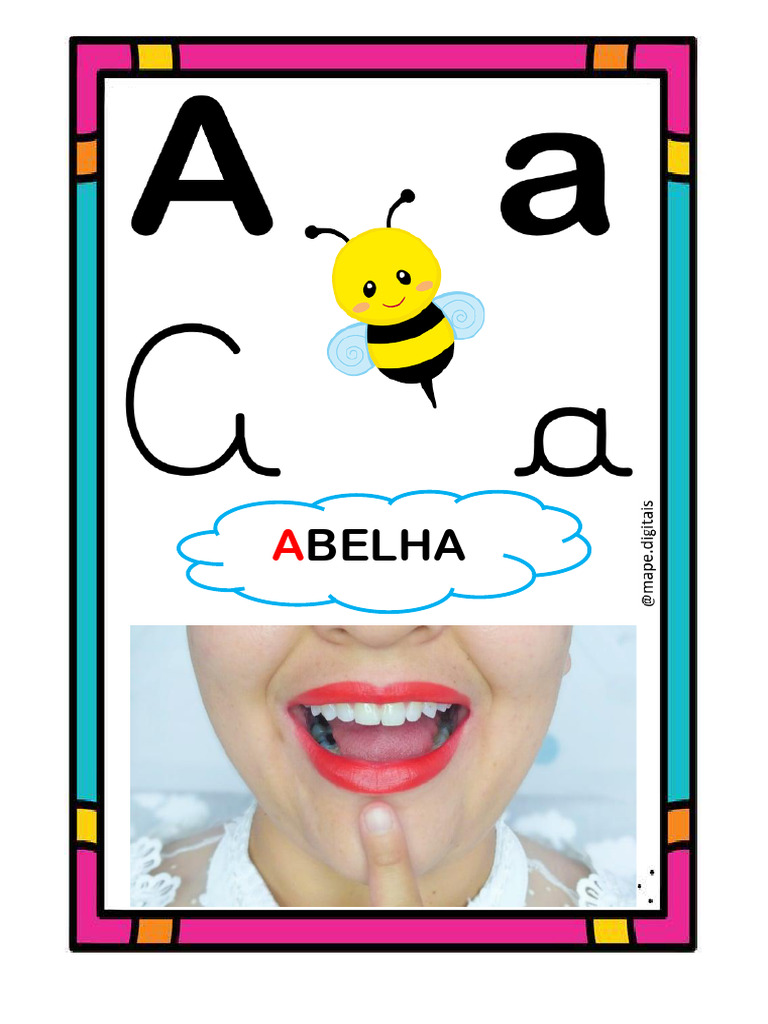 Alfab Fônico de Parede - A4 | PDF