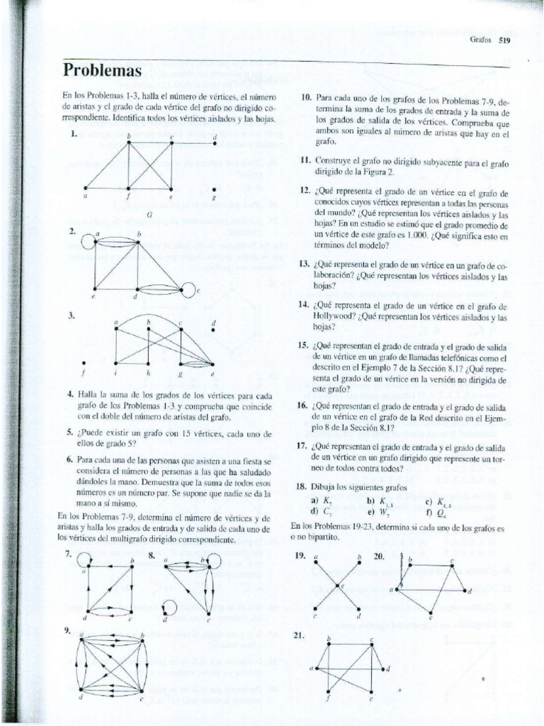 Grafos Ejer 02 | PDF