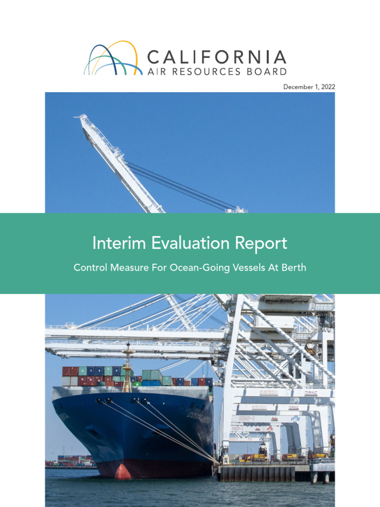 At Berth Interim Evaluation Report - Final - Remediated | PDF | Air ...