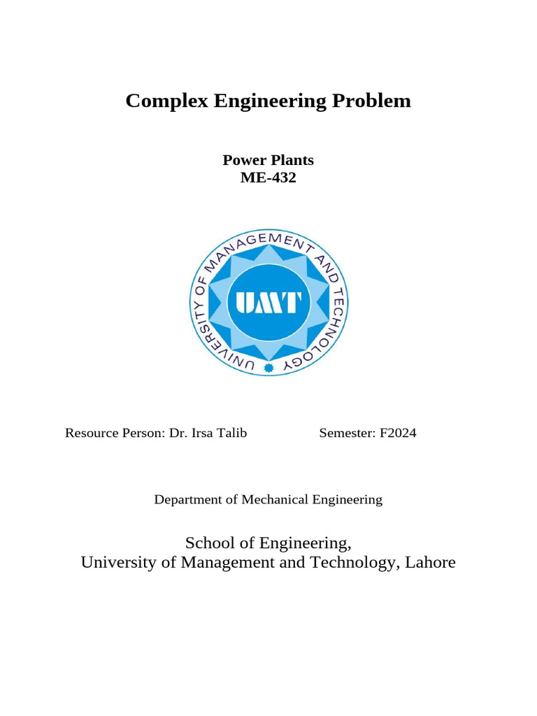Assignment 2 Complex Engineering Problem With Rubric | PDF