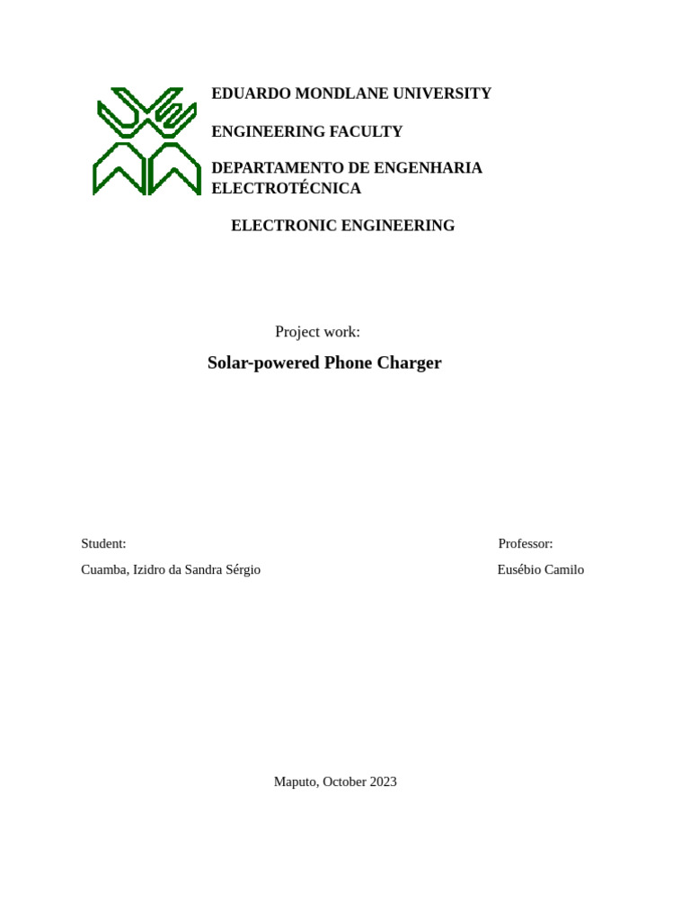 Eduardo Mondlane University | PDF | Waste Management | Electronic Waste