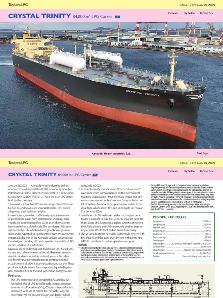 LPG Tanker Type | PDF | Liquefied Petroleum Gas | Ships