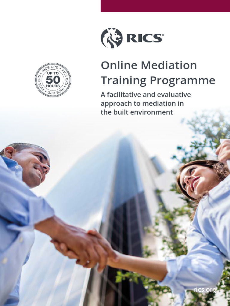 2021 Online Mediation Training | PDF | Mediation | Learning