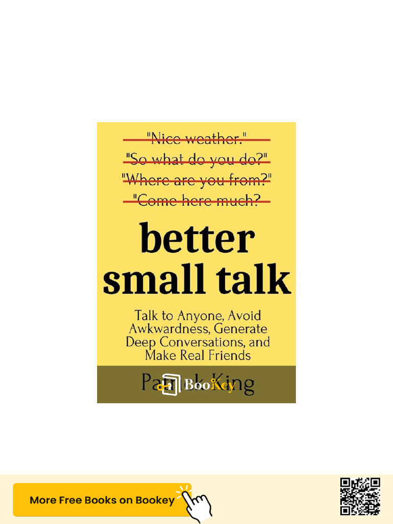 Better Small Talk PDF | PDF | Conversation | Storytelling