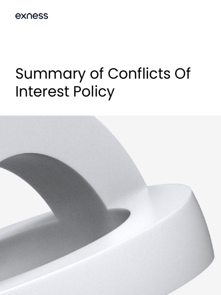 Summary of Conflicts of Interest Policy | PDF | Conflict Of Interest ...