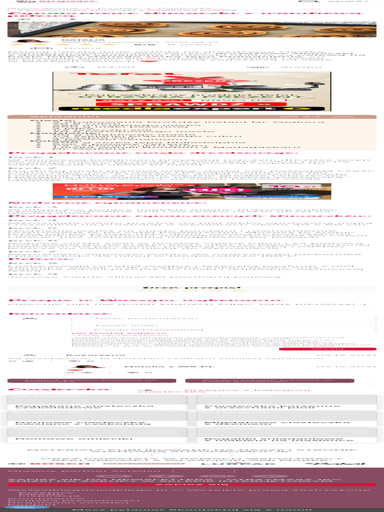 Cynamonowe Ślimaczki Z Waniliową Polewą - Przepis | PDF