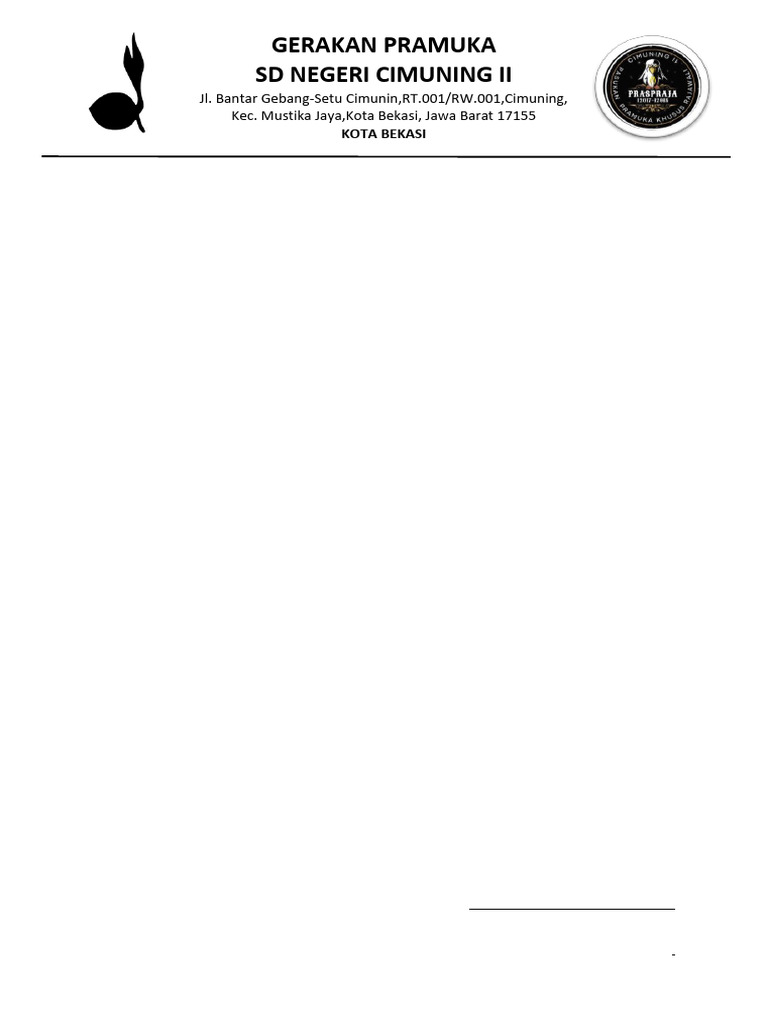 Surat Izin Orang Tua Cimuning II | PDF