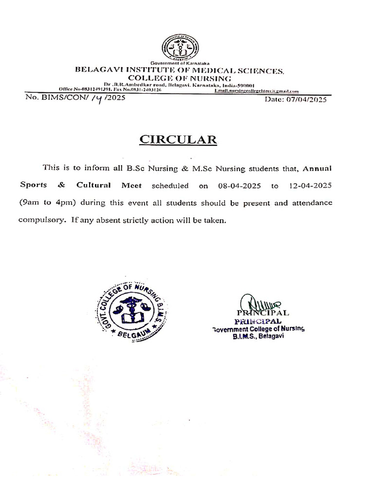 Circular 1 | PDF