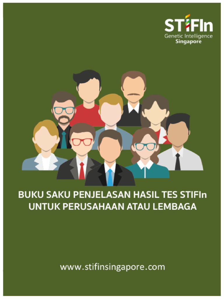 Buku Saku Penjelasan Hasil Tes STIFIn Untuk Lembaga - Perusahaan | PDF