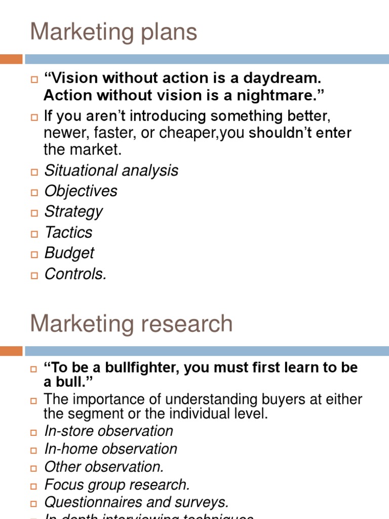 Comprehensive Marketing Plan Guide | PDF | Career & Growth | Finance ...