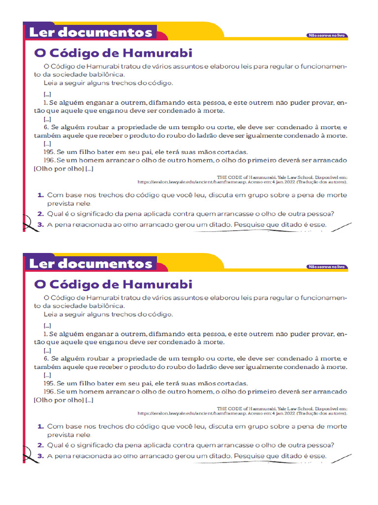 Ativ Cod Hamurabi | PDF