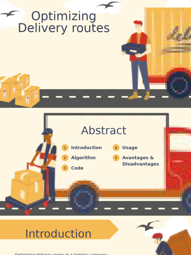 Delivery Route Optimization Algorithm | PDF | Algorithms | Computer Science