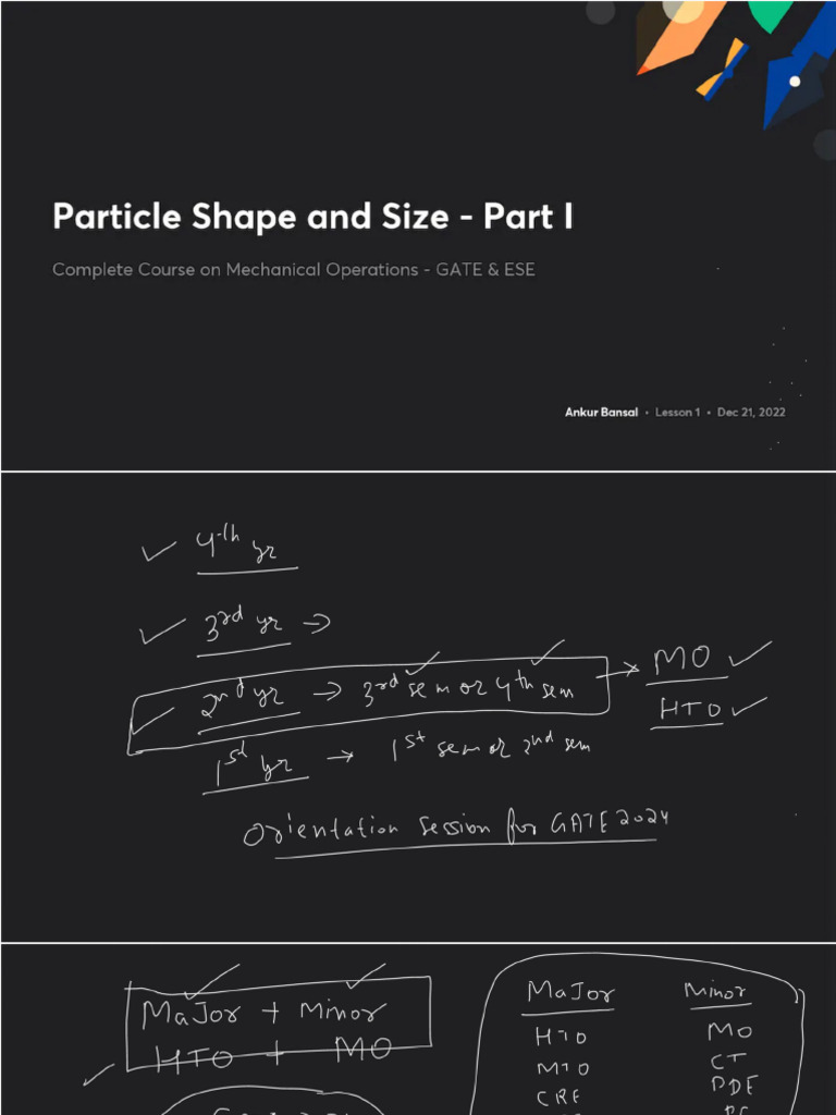 Particle Shape and Size Part I With Anno | PDF
