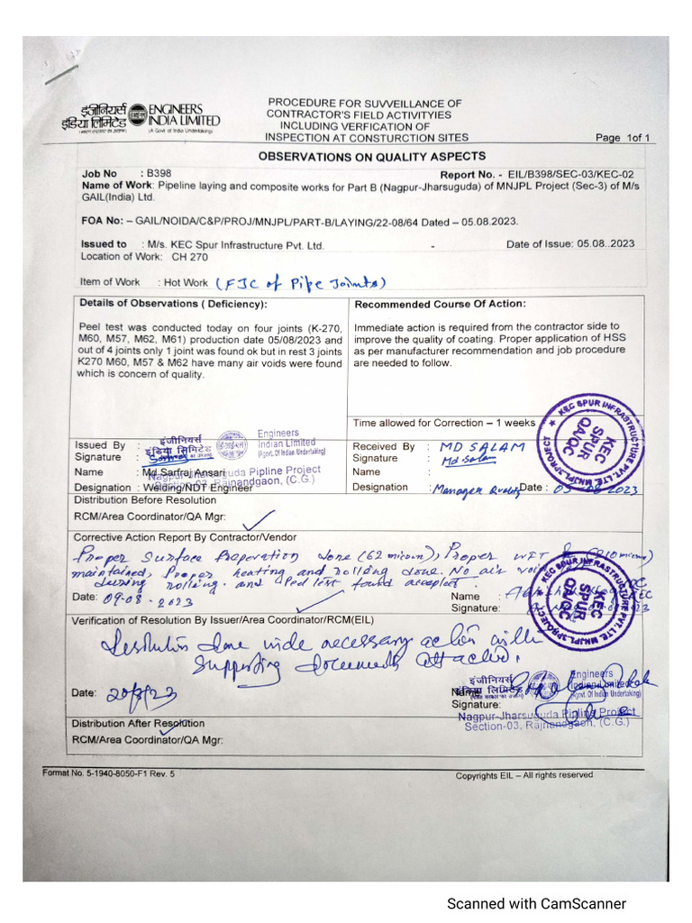 Defects in 3LPE Pipe Coating Sleeves | PDF