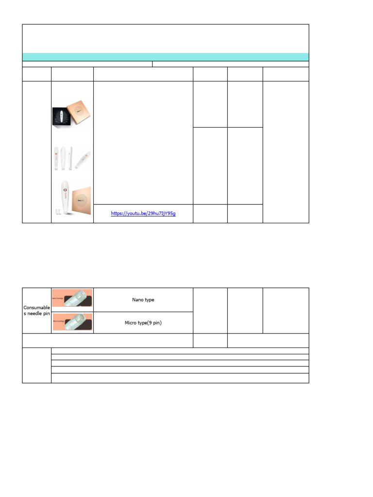 Electric Nutri Pen K38 Quotation-From Tina | PDF