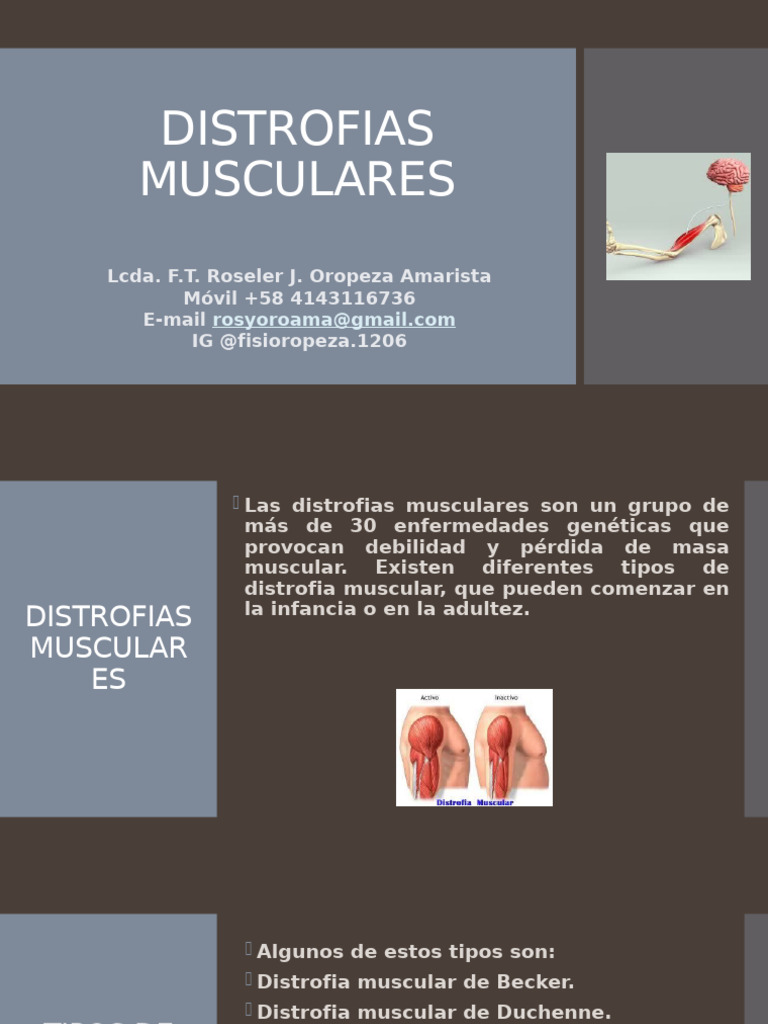 Distrofias Musculares | PDF | Enfermedades y trastornos | Enfermedades ...
