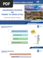 PTW Audit Checklist - ENG | PDF | Risk Assessment | Audit