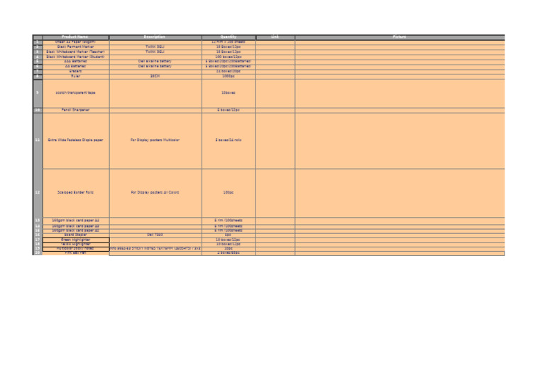 Restock Order1 | PDF