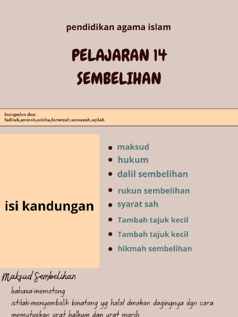 Pembentangan Kumpulan Ke 3 | PDF
