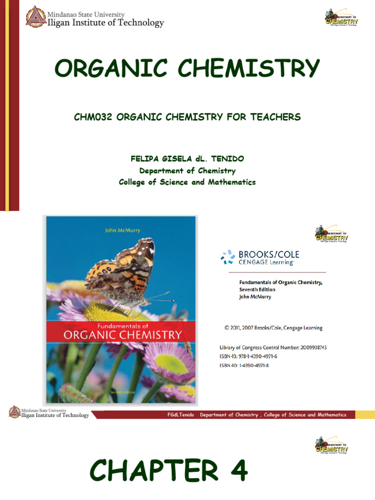 Chapter 4 Reactions of Alkenes and Alkynes | PDF | Alkene | Hydrogenation