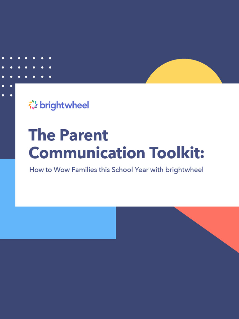 asset_eKit_parent_communication_toolkit | PDF | Learning | Classroom