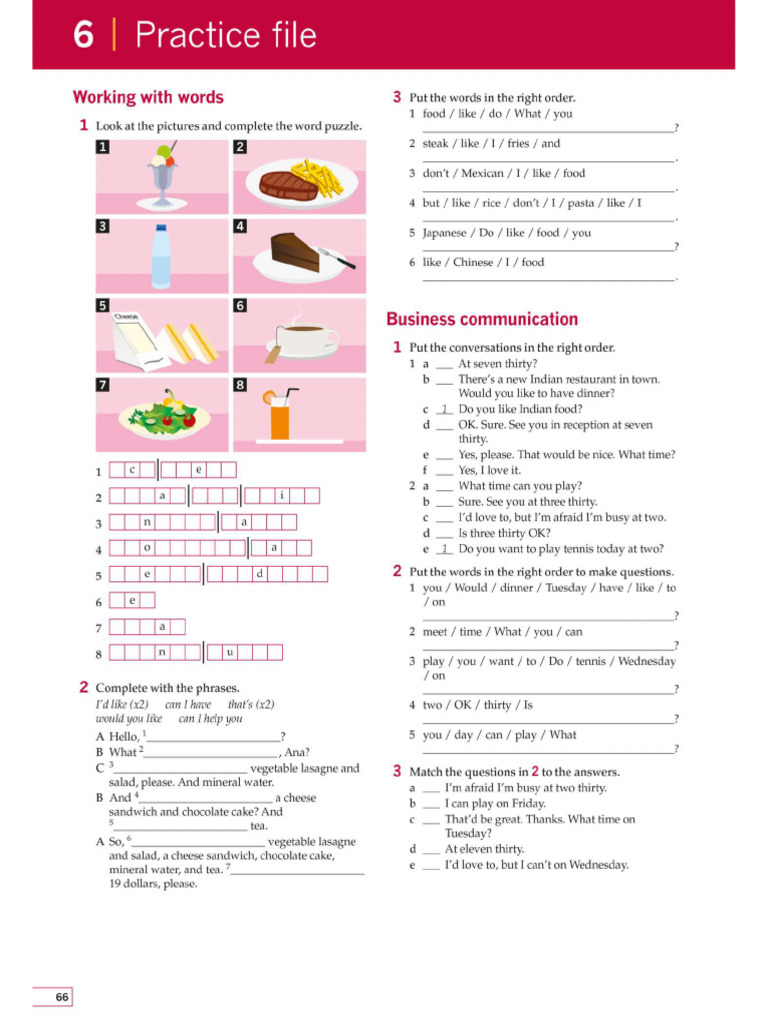Practice File - Unit 6 | PDF