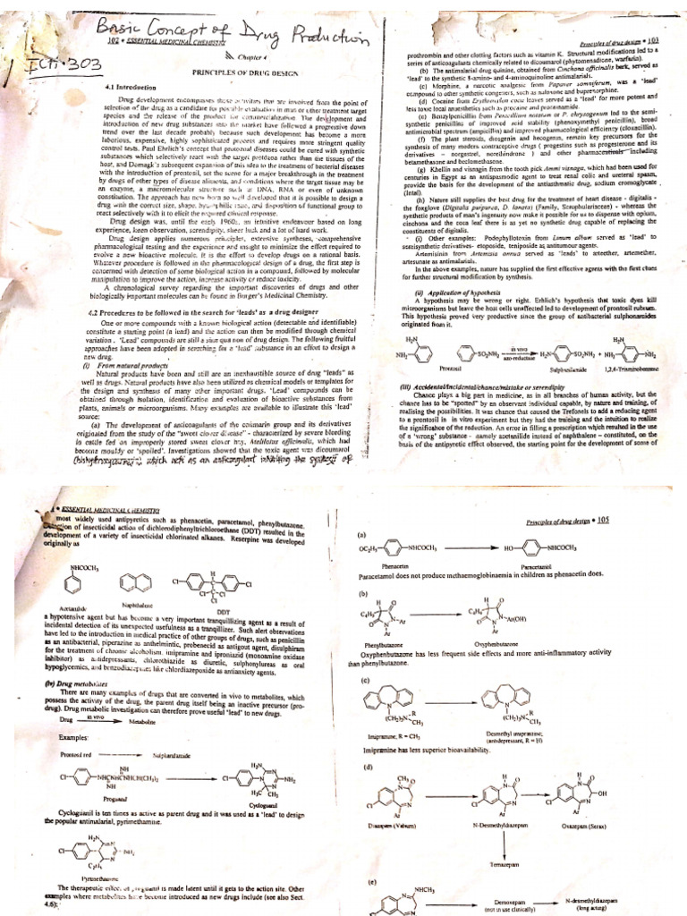 Basic Concept of Drug Production 1 | PDF