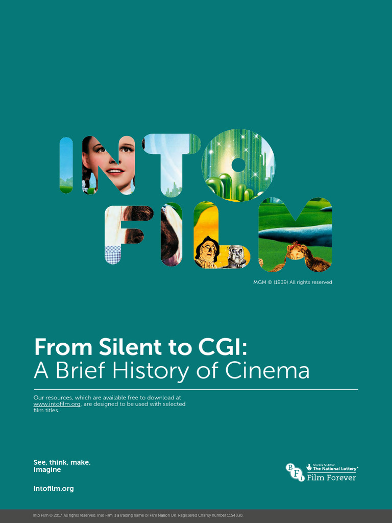 From Silent To Cgi A Brief History of Cinema Teachers Notes | PDF ...