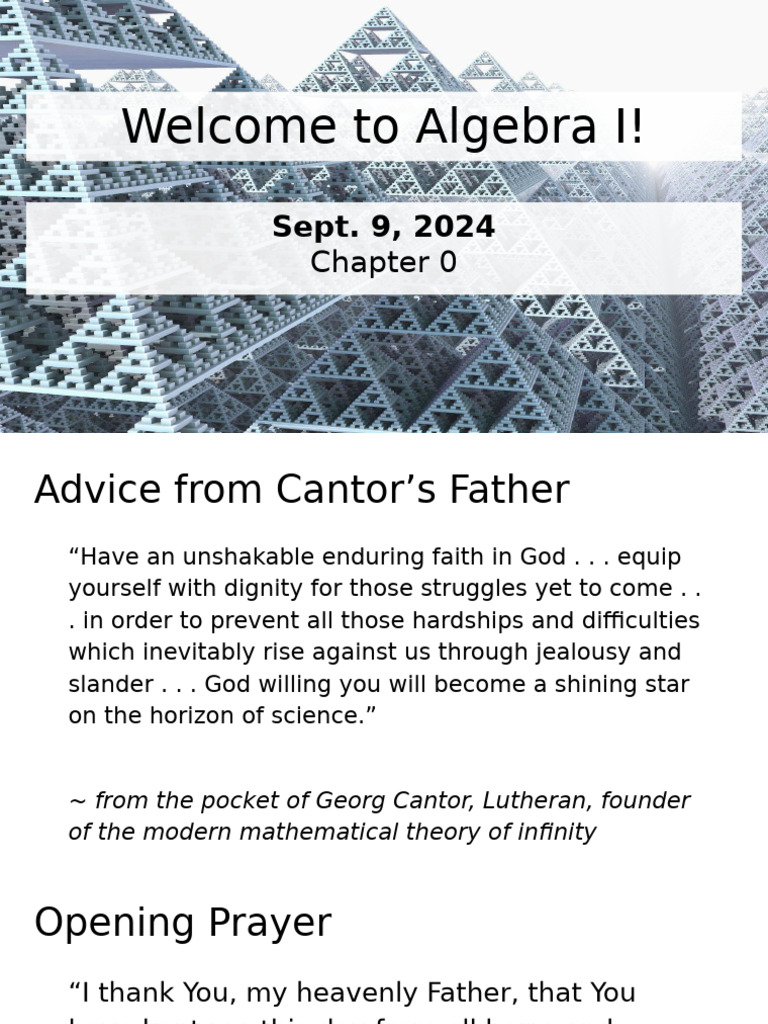 Algebra 1 Week 2 Day 3 - Fractals | PDF | Area | Mathematics