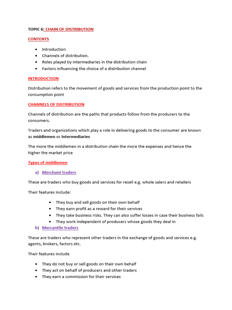April Task Assignment - Form 3 - Business Studies | PDF | Goods | Retail