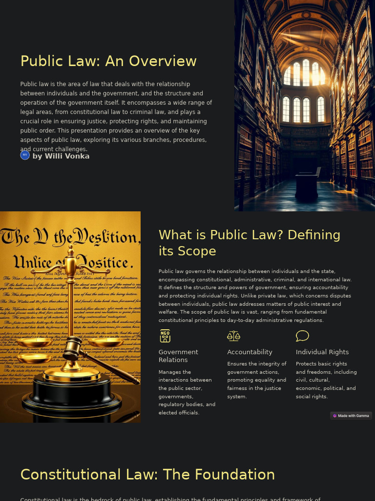 Overview of Public Law and Its Branches | PDF | Crimes | Crime & Violence
