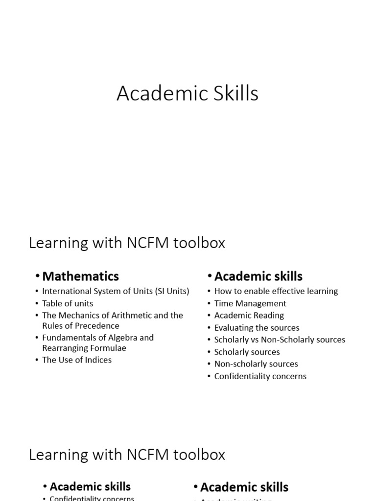 Essential Academic Skills Guide | PDF | Mathematics | Frankenstein