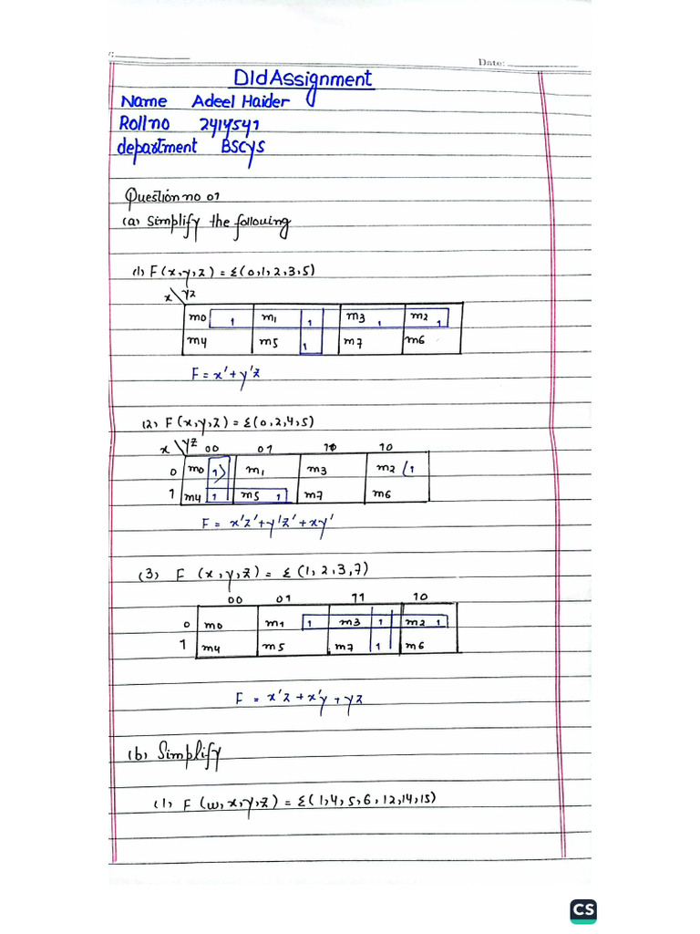 241541 assignment 02 dld | PDF