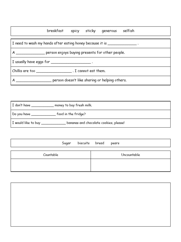 Unit 4 Practice Stage 4 | PDF | Cuisine | Foods