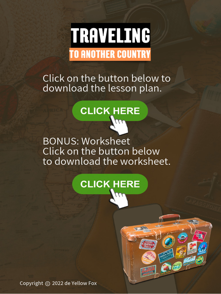 Traveling to Another Country Lesson Plan | PDF