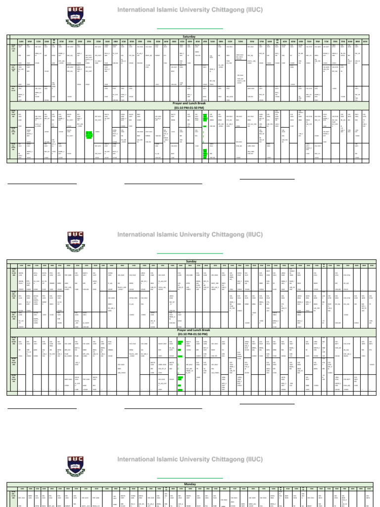 CSE_Class_Routine_Spring25_Male_[16022024] | PDF