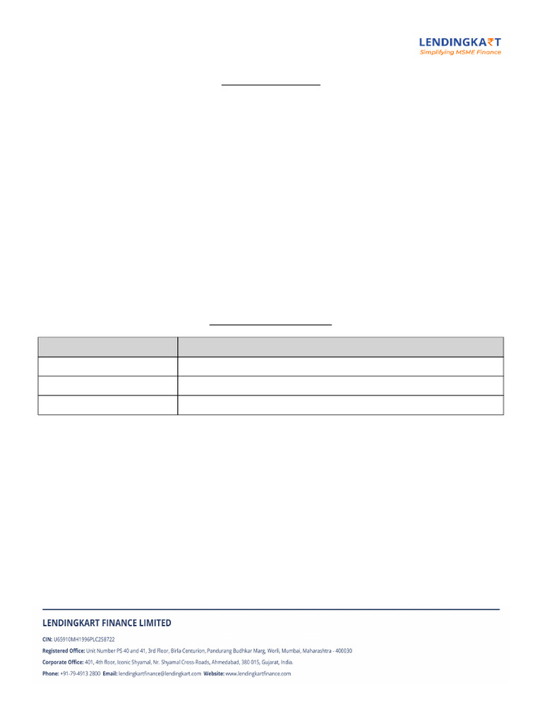LAI-122452741 - DRF - Sanction Letter - Signed | PDF | Loans | Interest