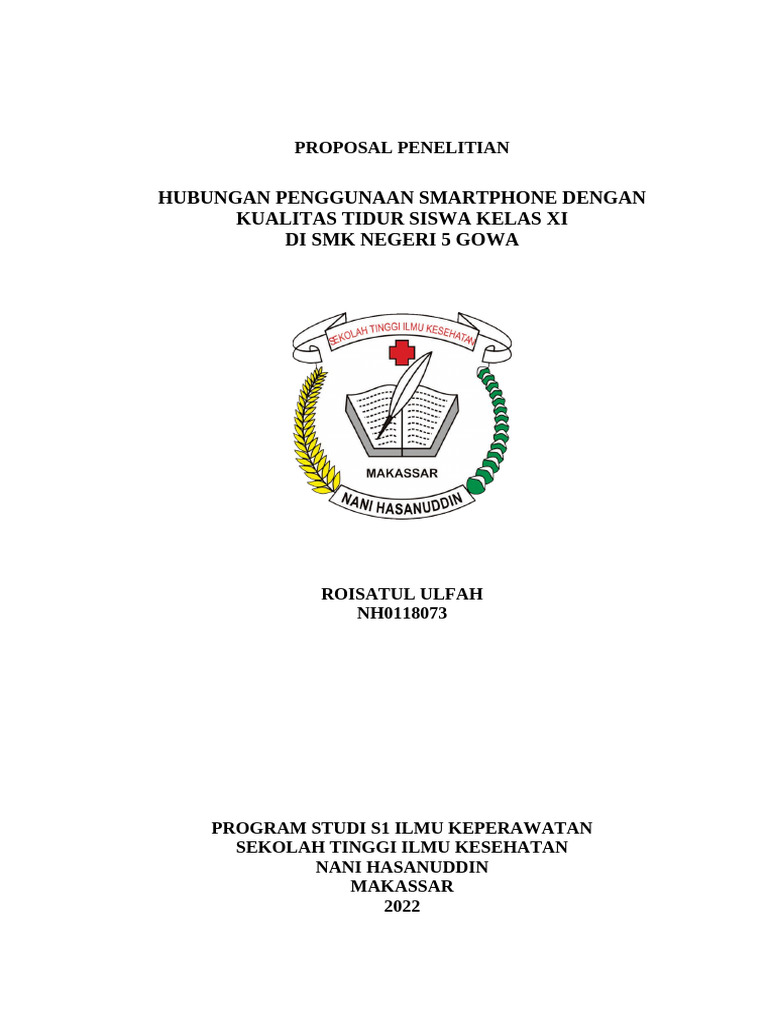 Proposal Roisatul Ulfah | PDF