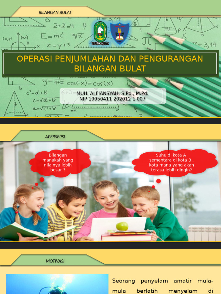 Operasi Penjumlahan Dan Pengurangan Bilangan Bulat | PDF