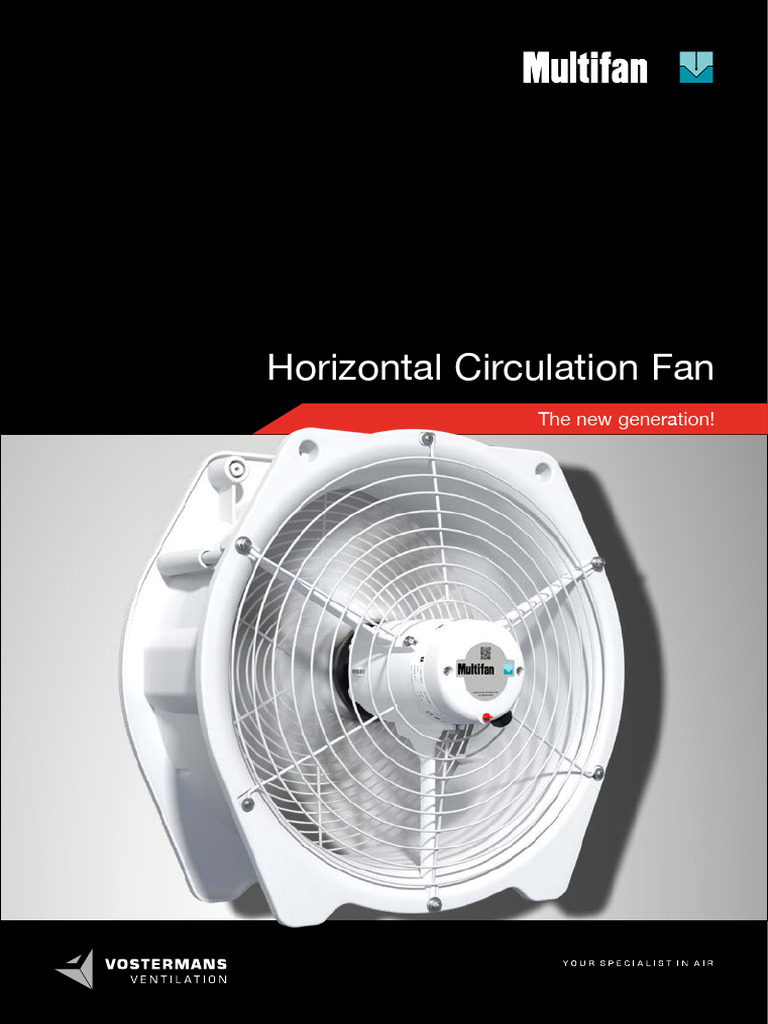 Multifan Horizontal Circulation Fan EN | PDF | Efficient Energy Use | Building Insulation