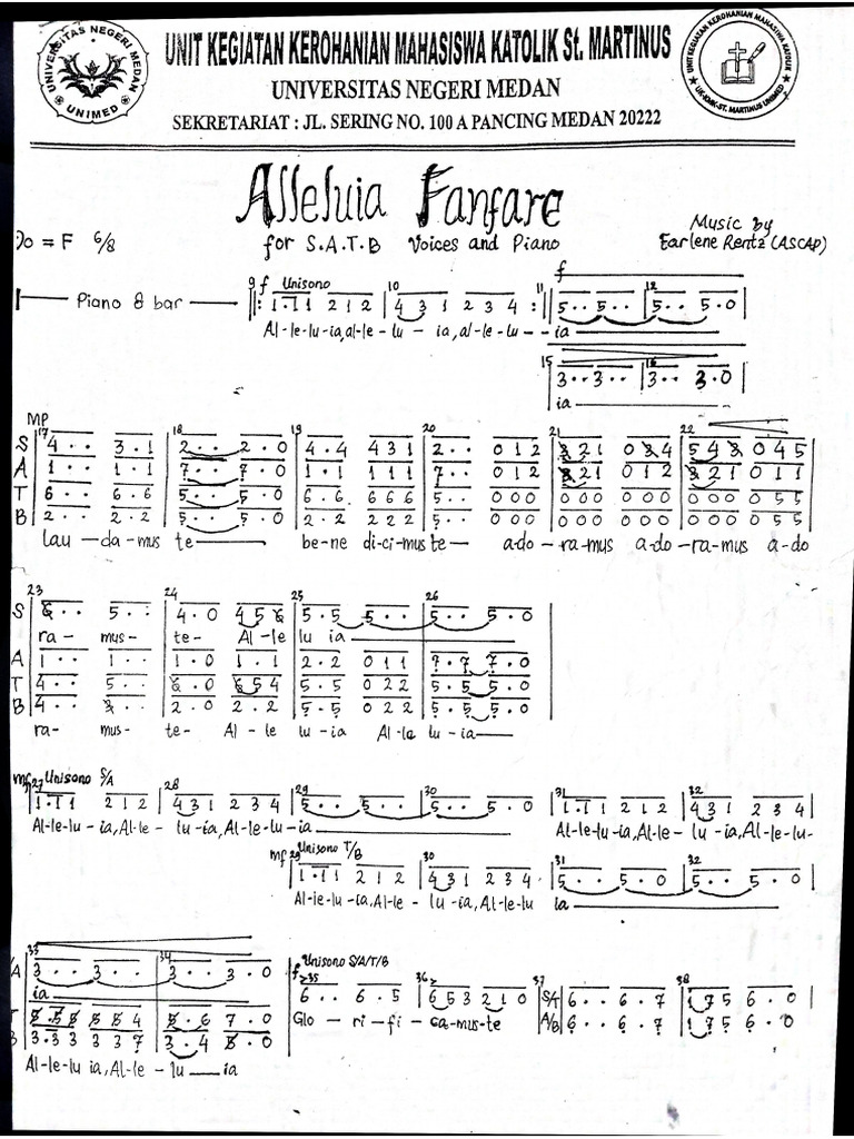 Alleluia Fanfare | PDF