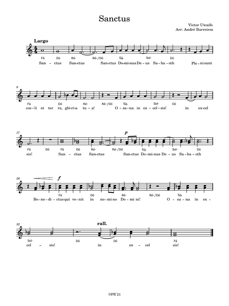 Sanctus | PDF
