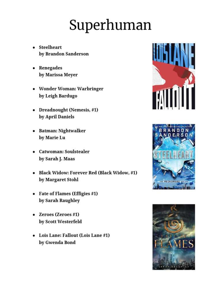 Kami Export - YA-Superhuman | PDF