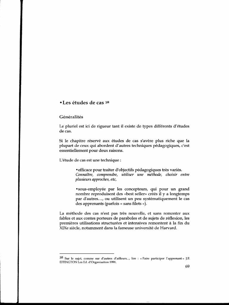 Les Études de Cas | PDF