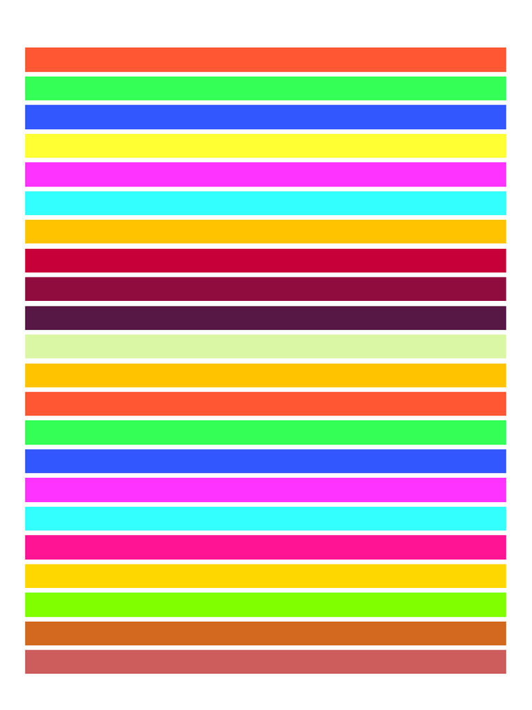 100 Color Codes and Previews | PDF