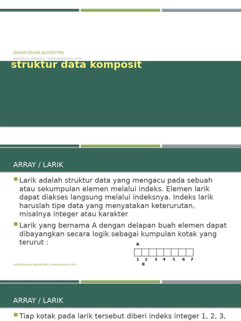 Struktur Data Komposit | PDF