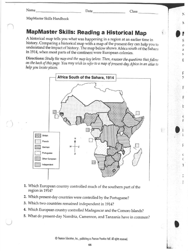 Kami Export - Reading A Historical Map Sheet | PDF