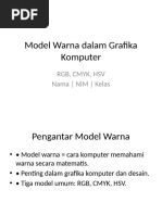 List Warna CMYK Dan RGB | PDF